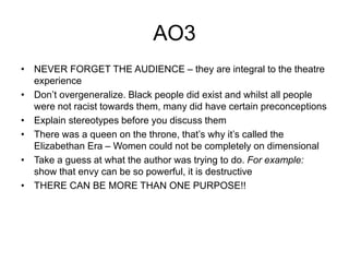 Othello Mock Improvements | PPT