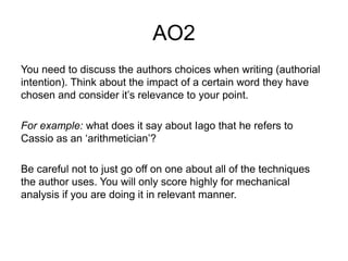 Othello Mock Improvements | PPT