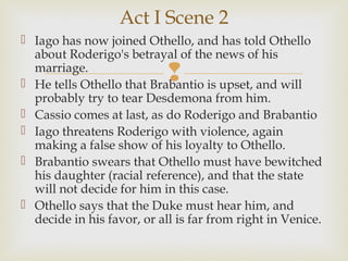 Othello notespp act1 | PPT