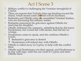 Othello notespp act1 | PPT