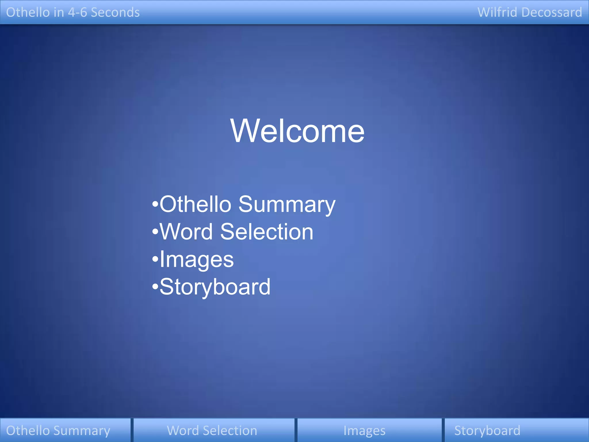 Othello Powerpoint | PPTX