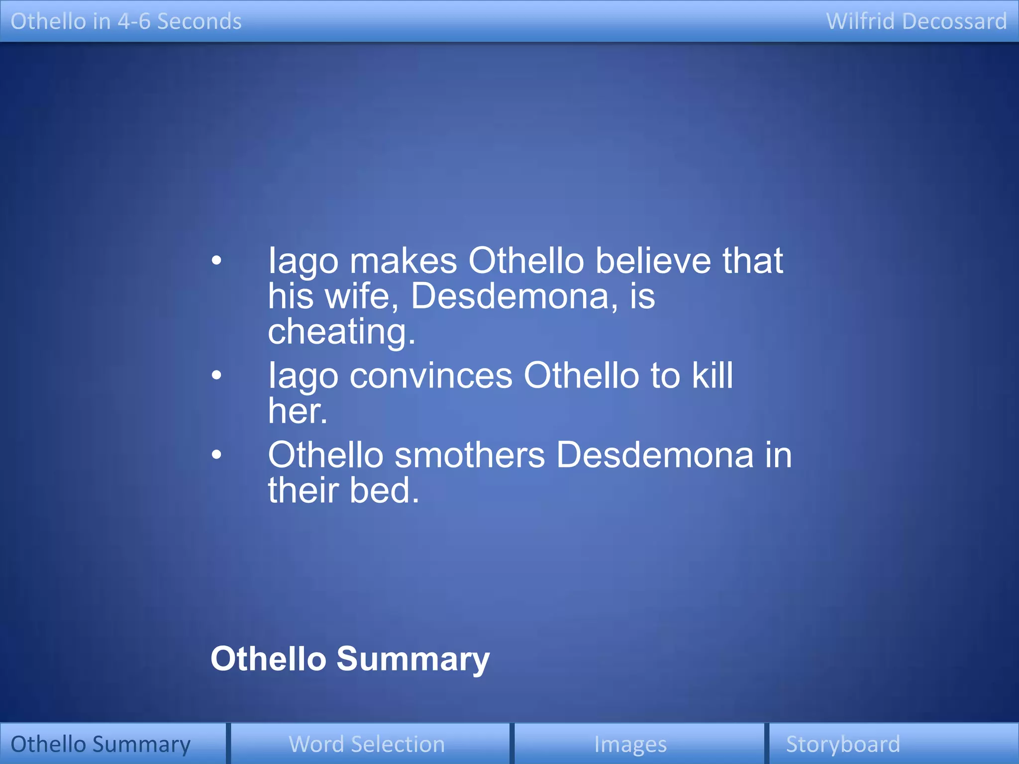 Othello Powerpoint | PPT