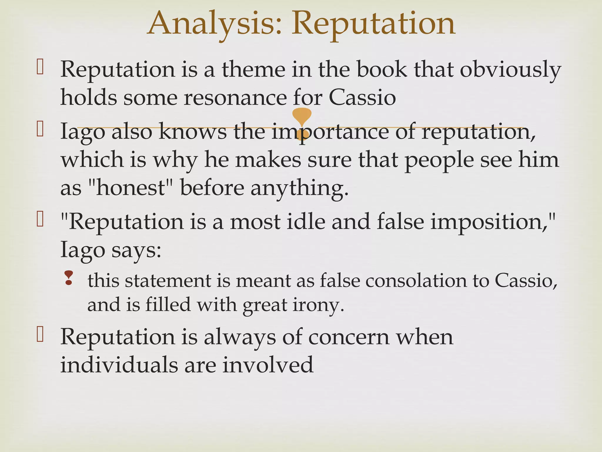 Othello Act II Notes | PPT