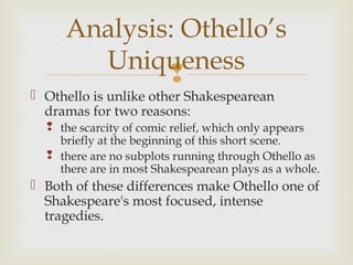 Othello Act III Notes | PPT