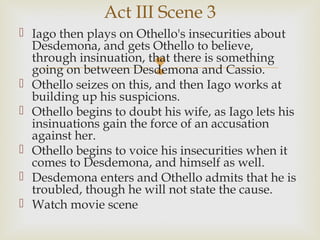 Othello Act III Notes | PPT