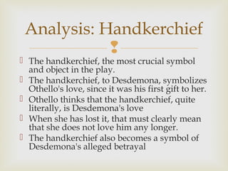 Othello Handkerchief Symbol