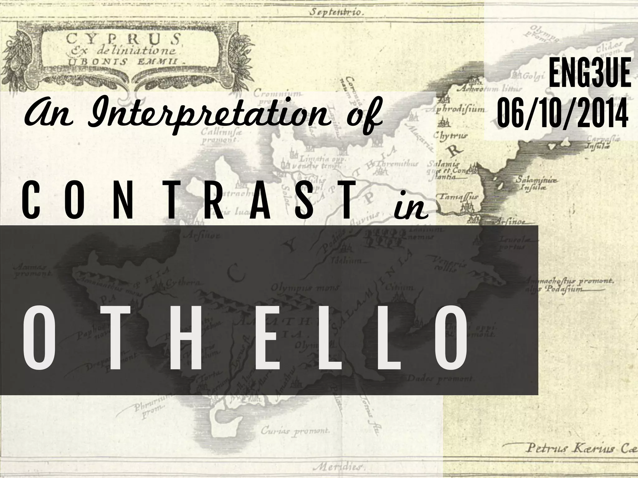 An Interpretation of Contrast in Othello | PDF