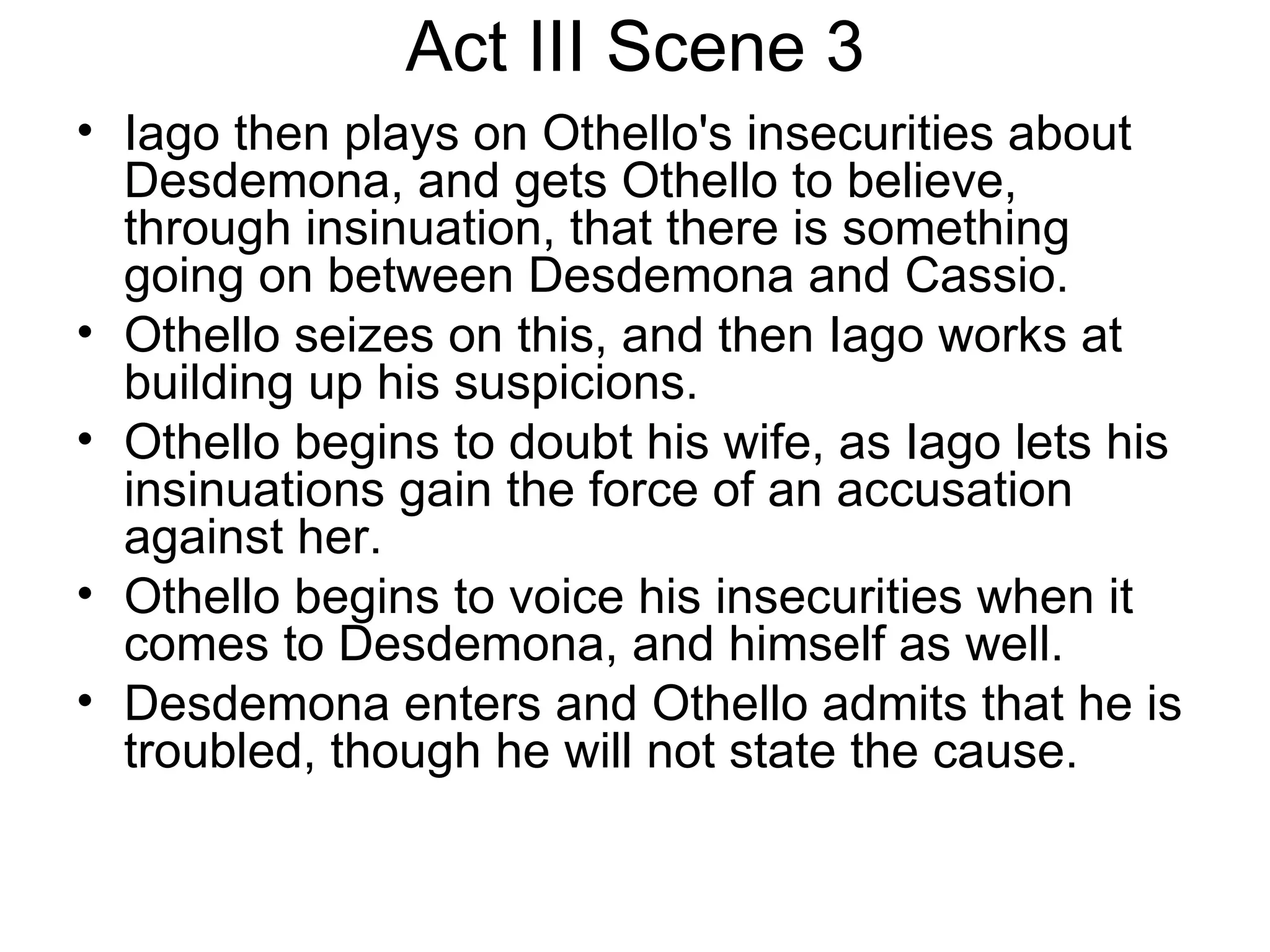 Othello Ppt Scene By Scene Ppt