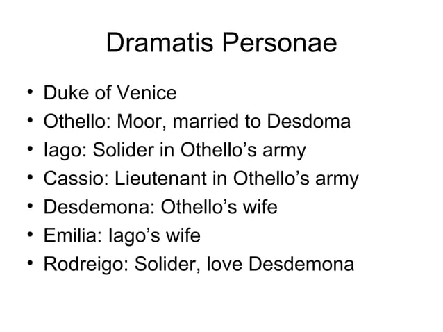 Othello ppt scene by scene! | PPT