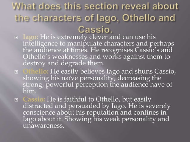 Othello presentation | PPTX