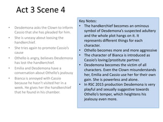 Othello by William Shakespeare, Notes, Quotes and Analysis by T ...