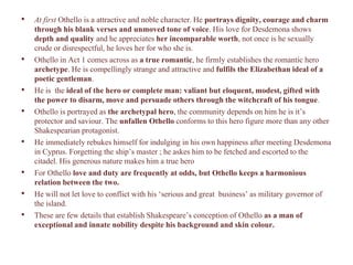 Othello by William Shakespeare, Notes, Quotes and Analysis by T ...