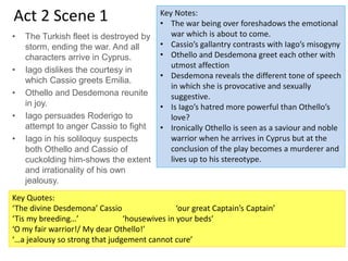 Othello by William Shakespeare, Notes, Quotes and Analysis by T ...