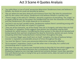 Othello by William Shakespeare, Notes, Quotes and Analysis by T ...