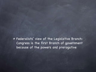 Legislative Branch, First Set of Slides | PPT