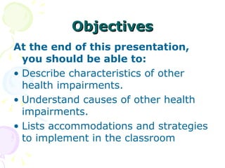 Other Health Impairment #2 | PPT