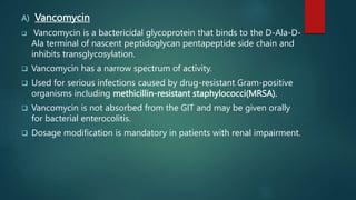 Other Beta Lactam Drugs.pptx pharmacology | PPTX