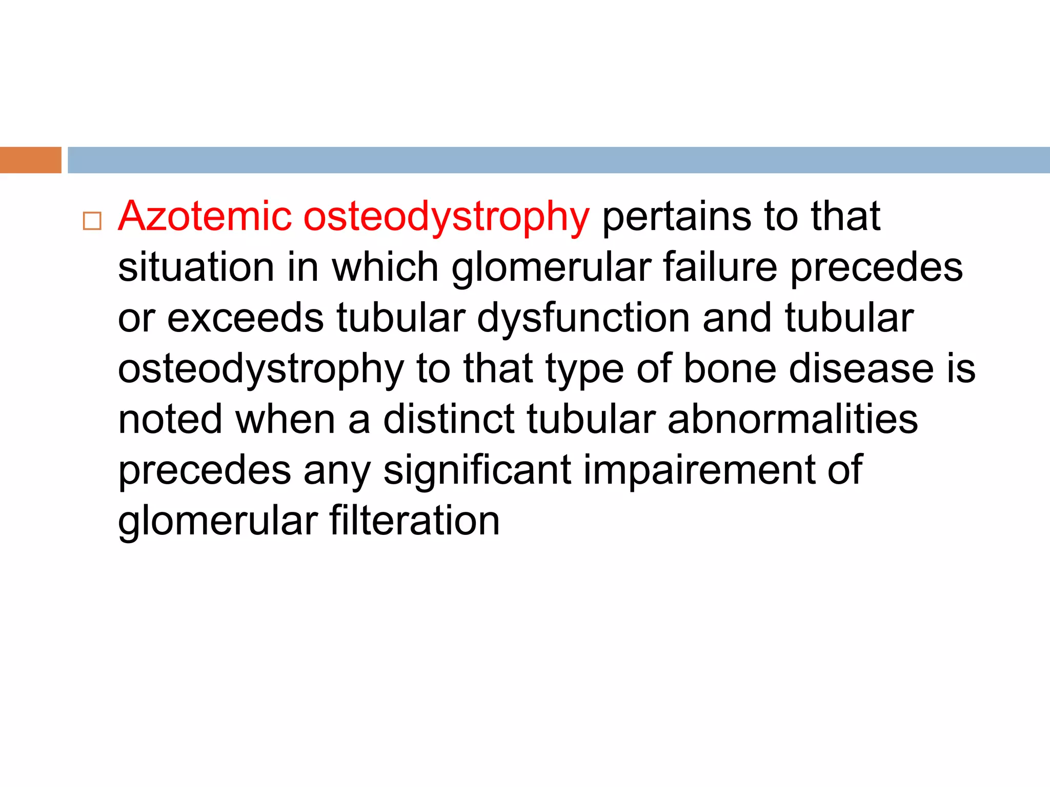 Other disorders of kidney and ureter | PPTX