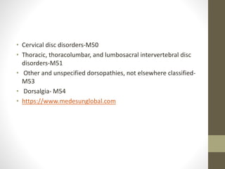 Other dorsopathies | PPT