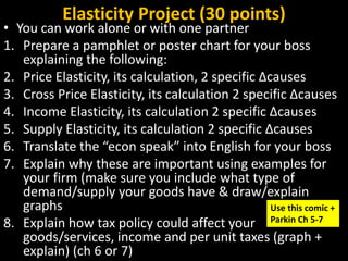 Other elasticities project | PPTX