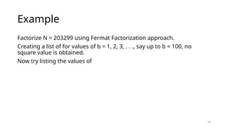 Various other factorizing algorithm.pptx