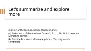Various other factorizing algorithm.pptx