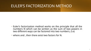 Various other factorizing algorithm.pptx