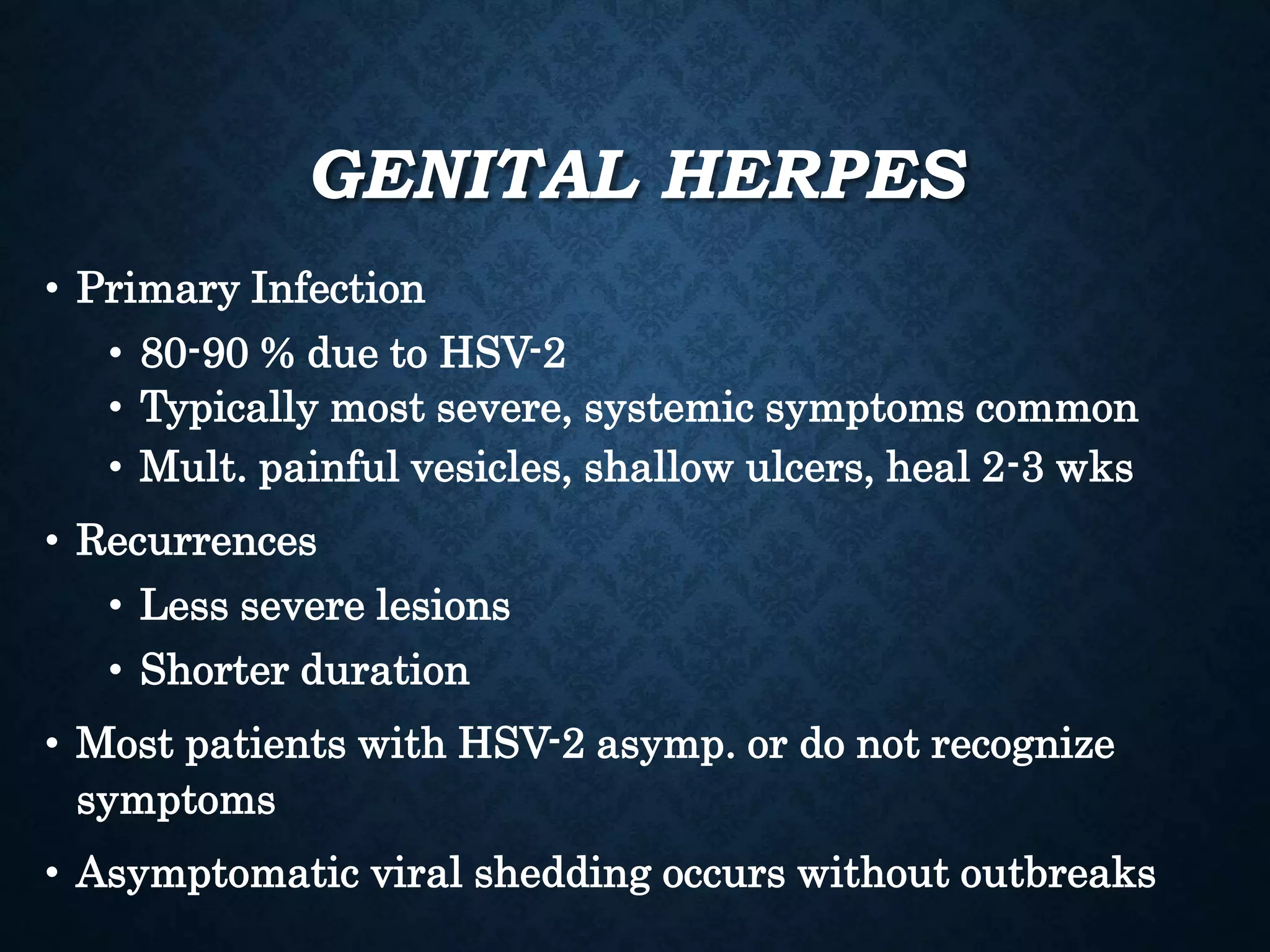 STD’S – GENITAL ULCER | PPTX
