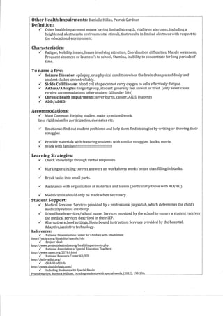 Other health impairment | PDF
