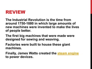 Other industrial changes | PPTX