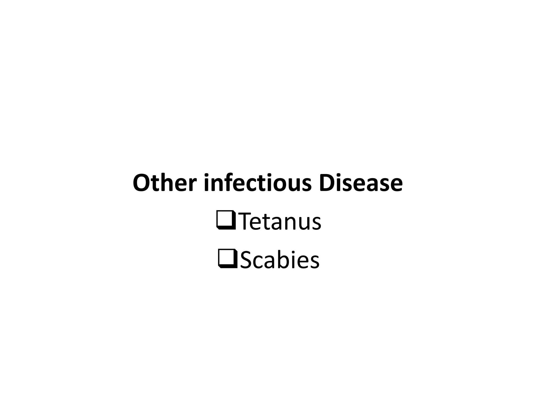 Other infectious disease | PPTX | Skin and Dermatology | Diseases and ...