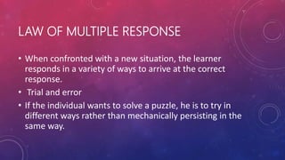 Other laws of learning with pedagogical relevance | PPTX