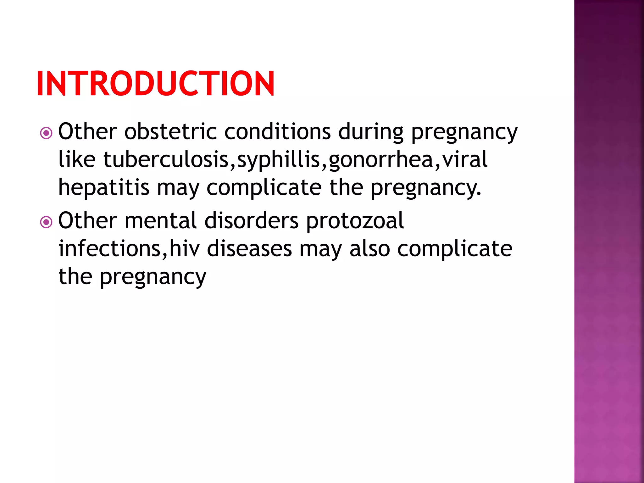 Other obstetric conditions not elsewhere classified | PPTX