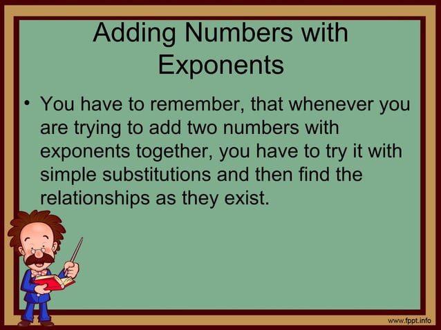 Other operations with exponents | PPT