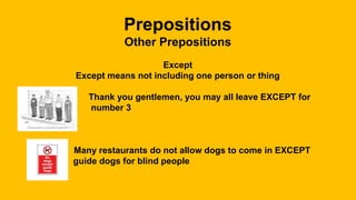 Other prepositions | PPT