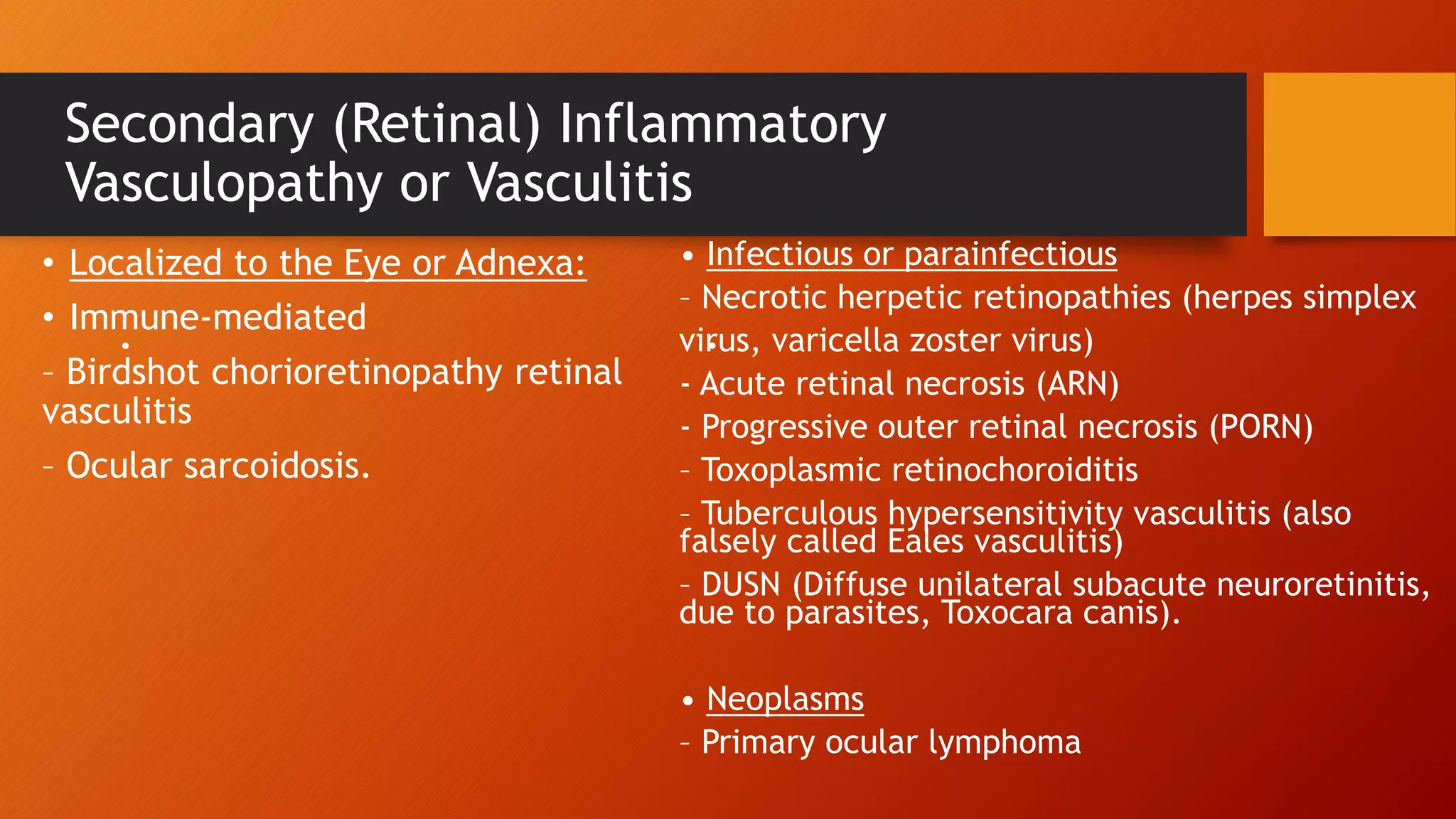 OTHER RETINAL VASCULAR DISEASES by Iddi.pptx