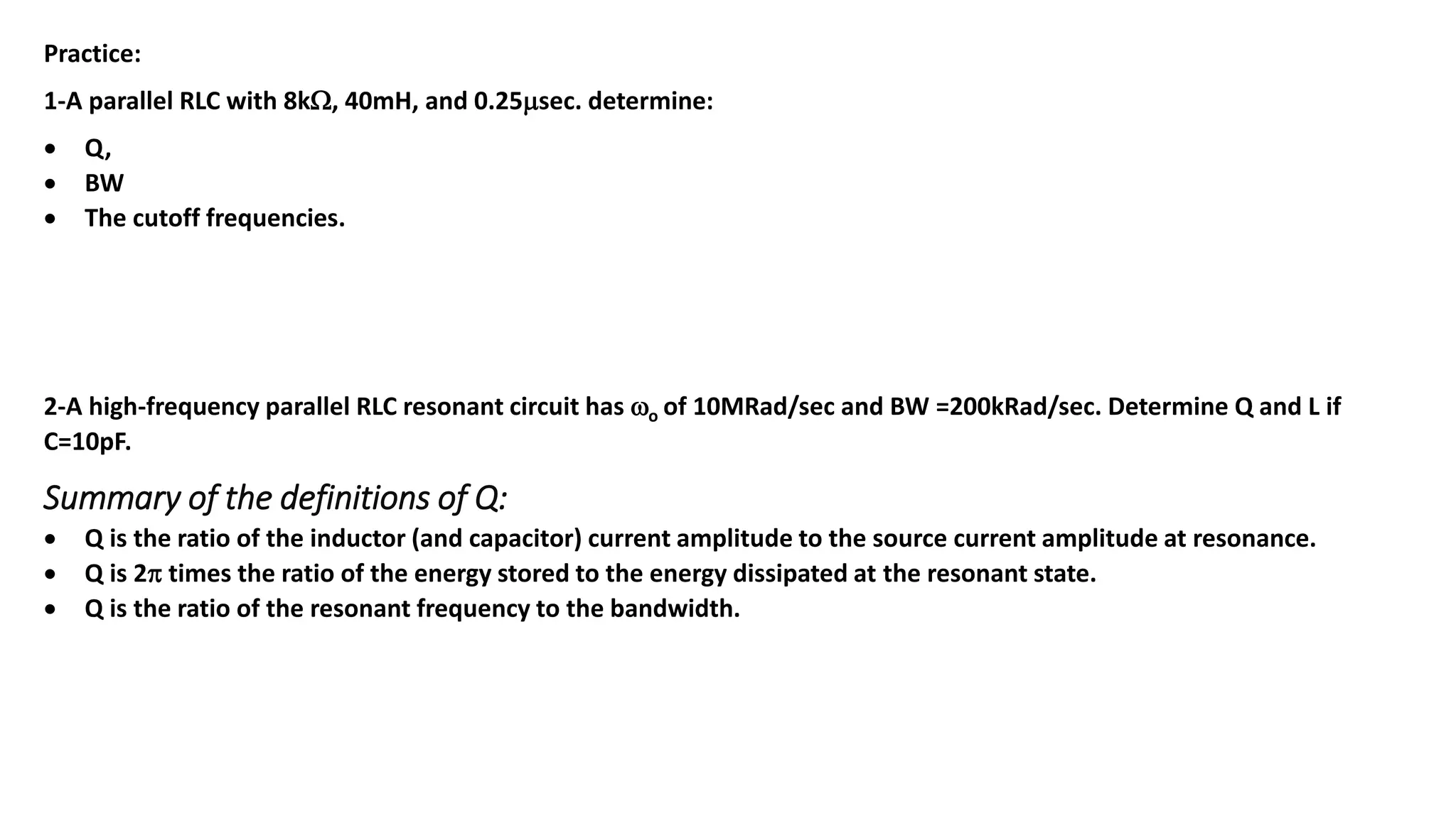 Other RLC resonant circuits and Bode Plots 2024.pptx