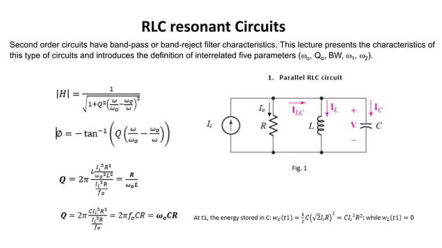Other RLC resonant circuits and Bode Plots 2024.pptx