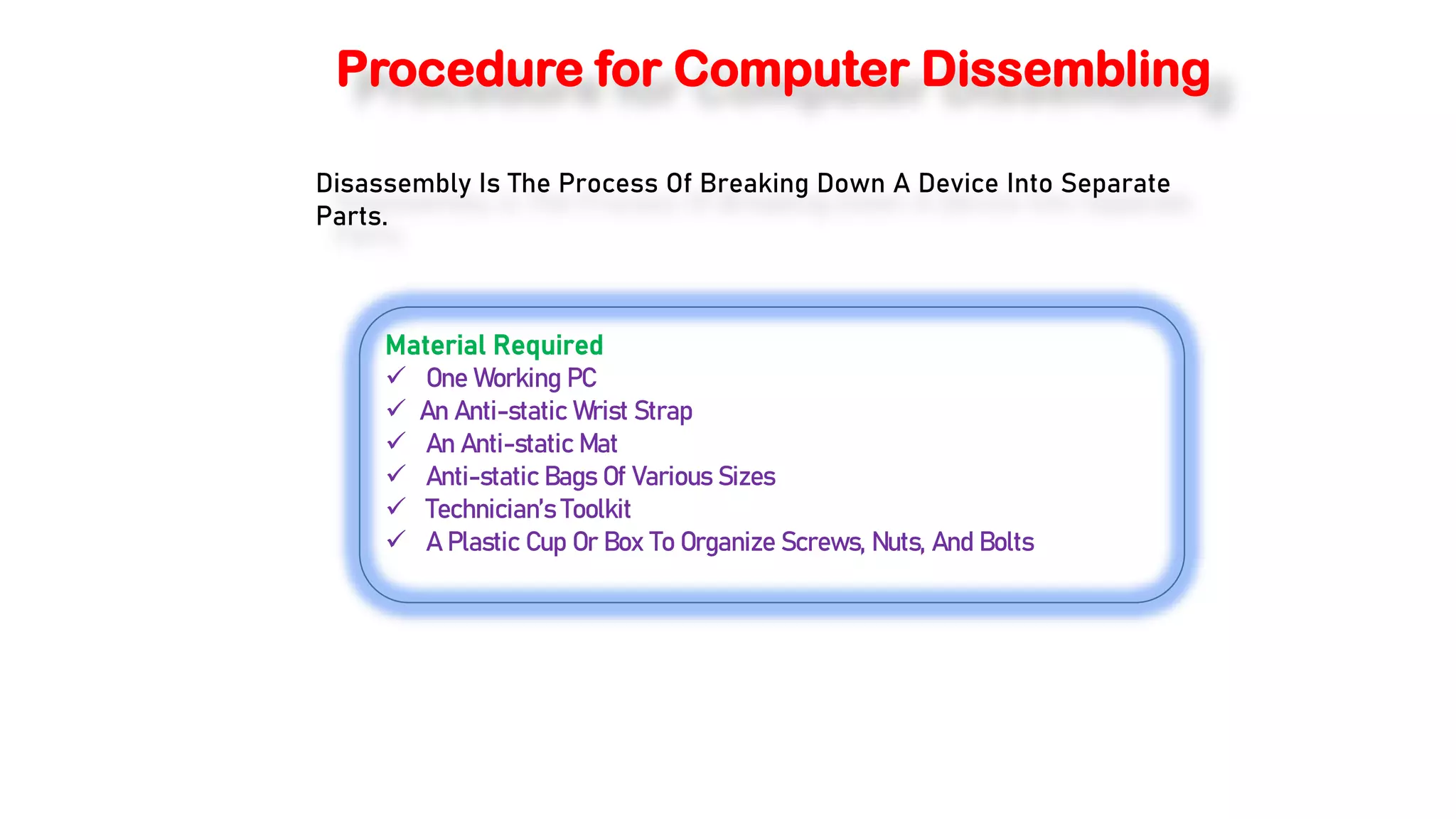 Assembling and disassembling pc. pdf | PDF