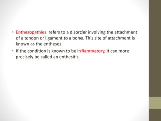 Other soft tissue disorders | PPTX