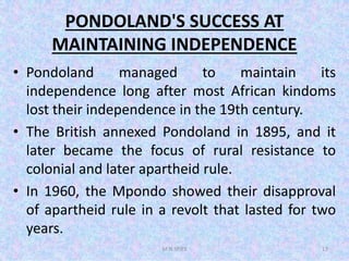 Other states and paramountcies in the political revolution | PDF