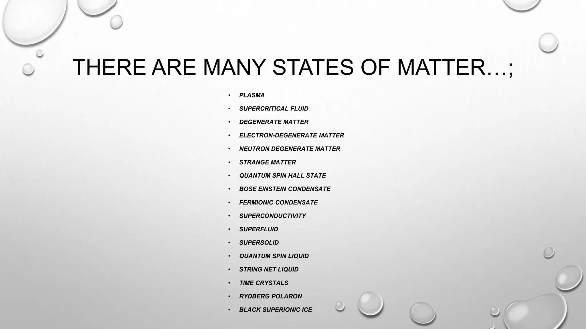 other states of matter.pptx | Physics | Science