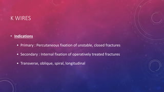 Other techniques in hand fracture treatment | PPTX