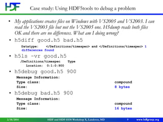 Using HDF5 tools for performance tuning and troubleshooting | PPT