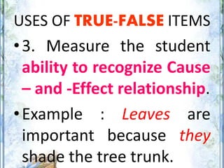 Alternative-Response Test | PPTX