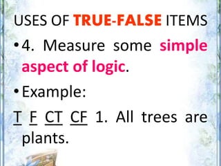 Alternative-Response Test | PPTX