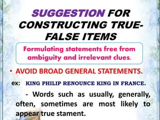 Alternative-Response Test | PPTX