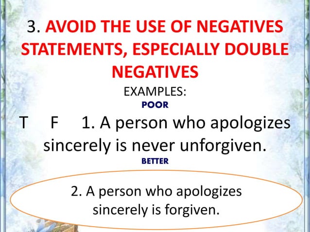 Alternative-Response Test | PPTX