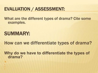 Other types of drama | PPT