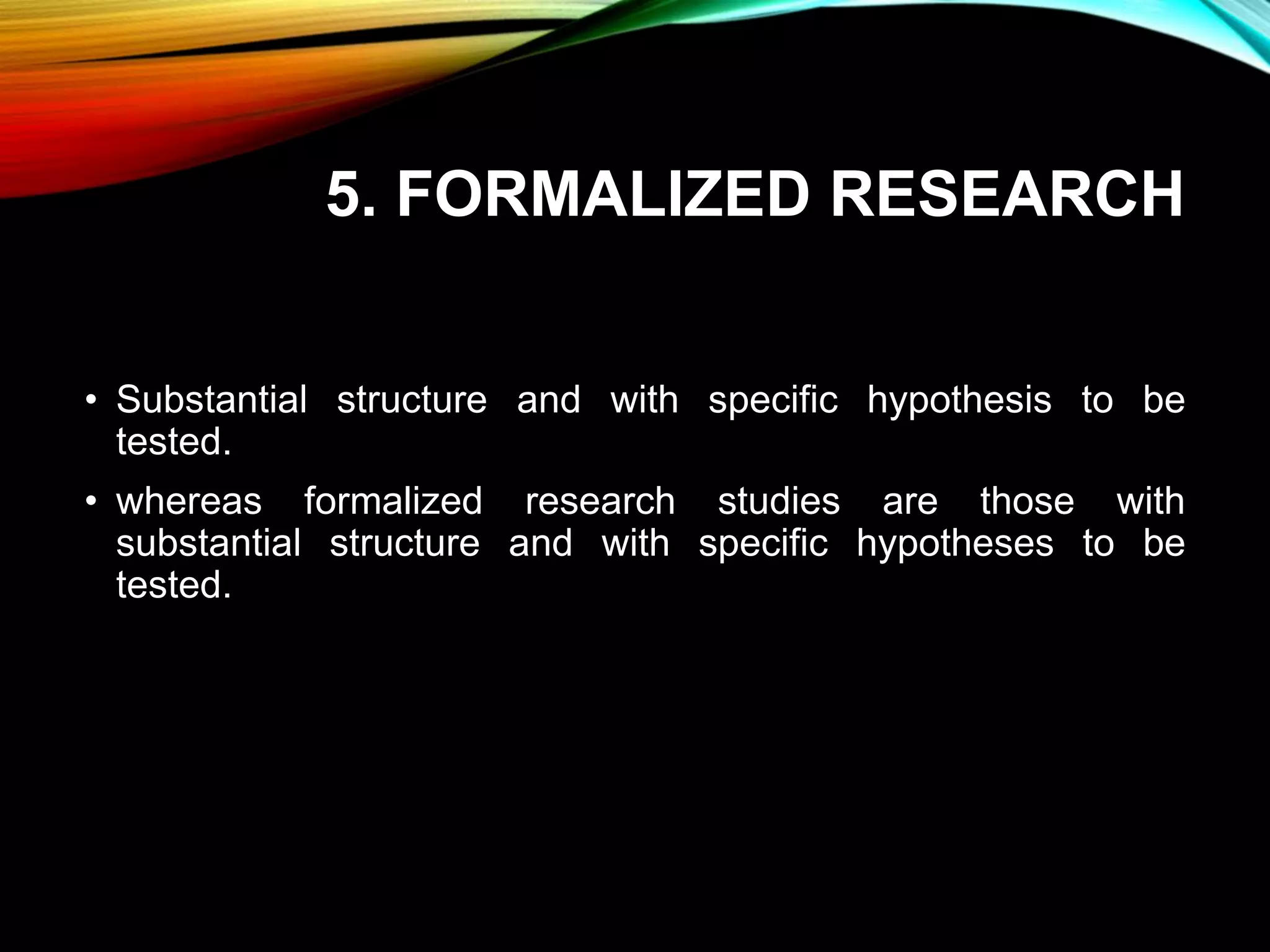 Other types of research | PPT